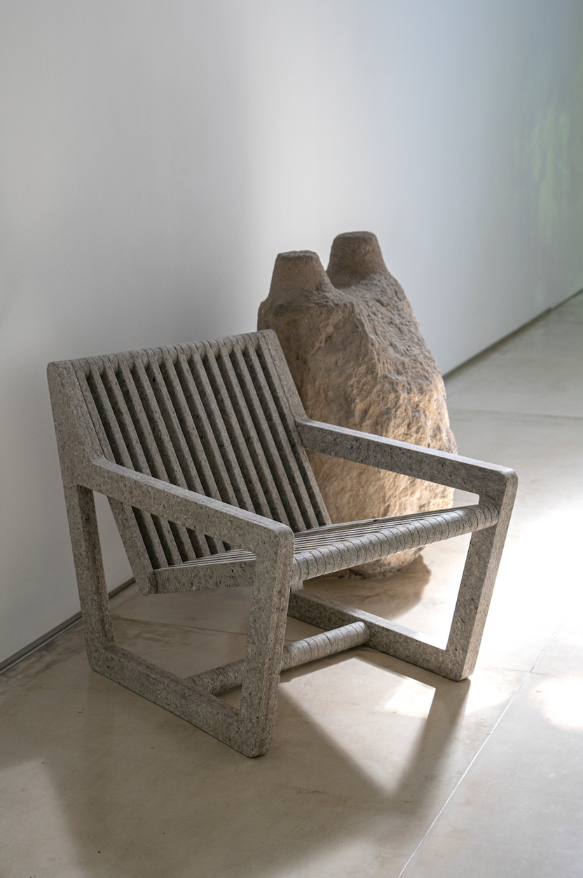 Ombak Lounger Pebble White – Sungai Design